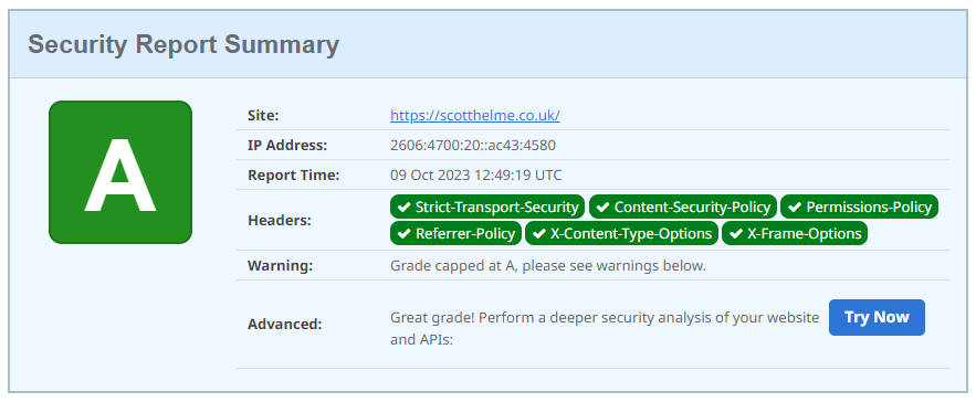 A Balanced Approach: New Security Headers Grading Criteria